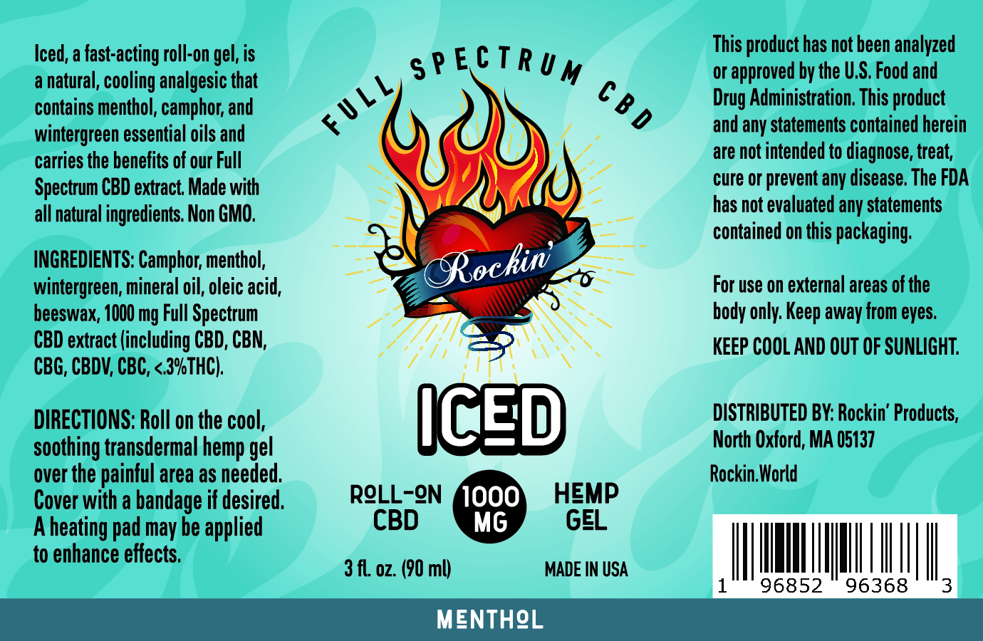 Iced (1000 mg) – Rockin'